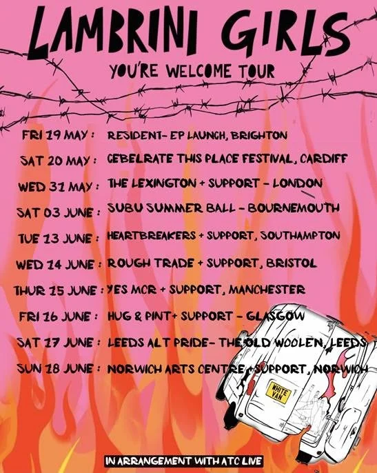 OUT NOW! Lambrini Girls debut EP 'You're Welcome' via Big Scary Monsters — Click Roll Boom