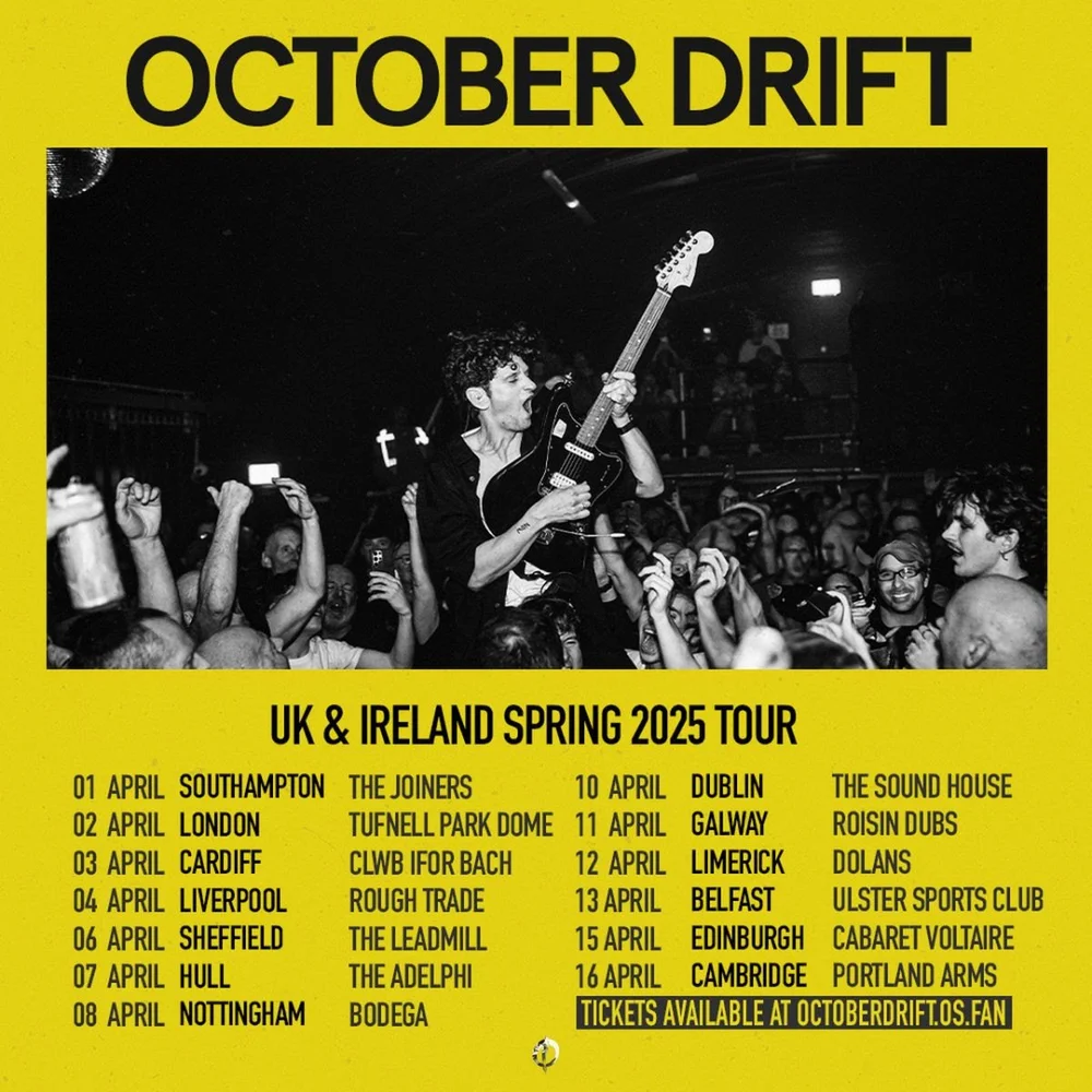 October Drift announce Spring 2025 UK & Ireland headline tour — Click ...