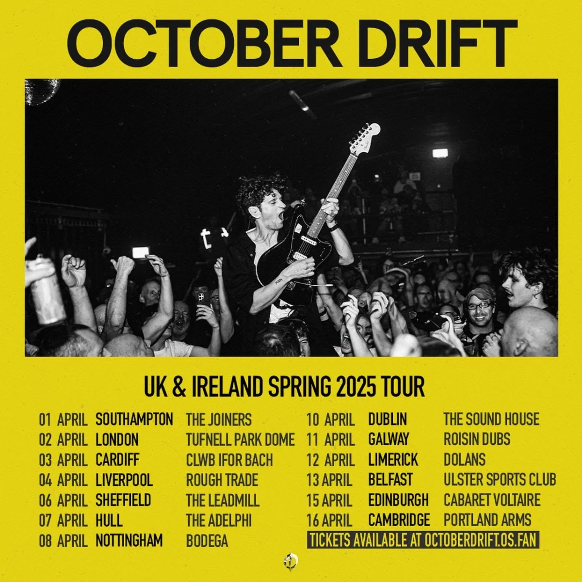 October Drift announce Spring 2025 UK & Ireland headline tour — Click ...