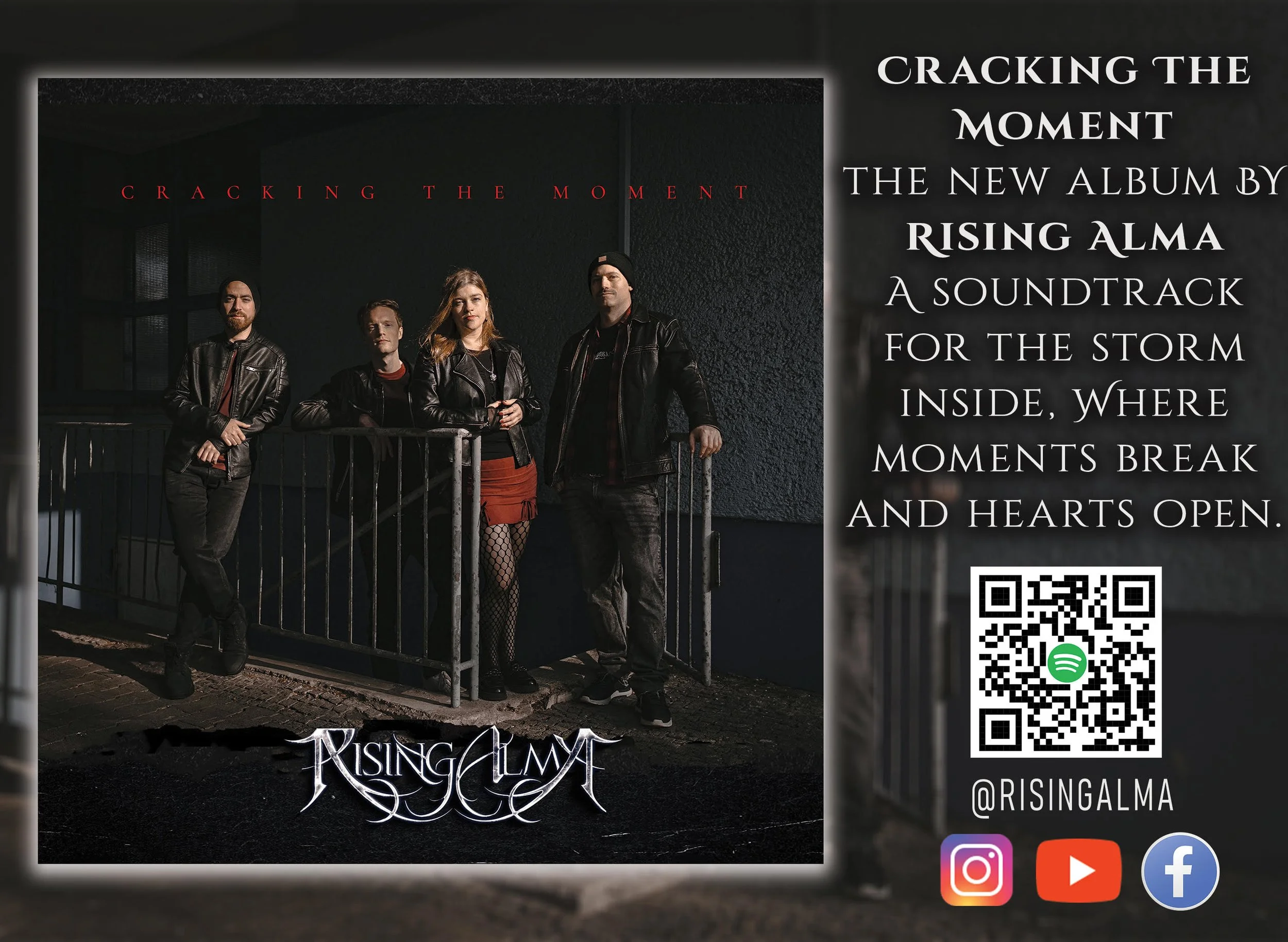 German Melodic Hard Rock band RISING ALMA presents the album “Cracking ...