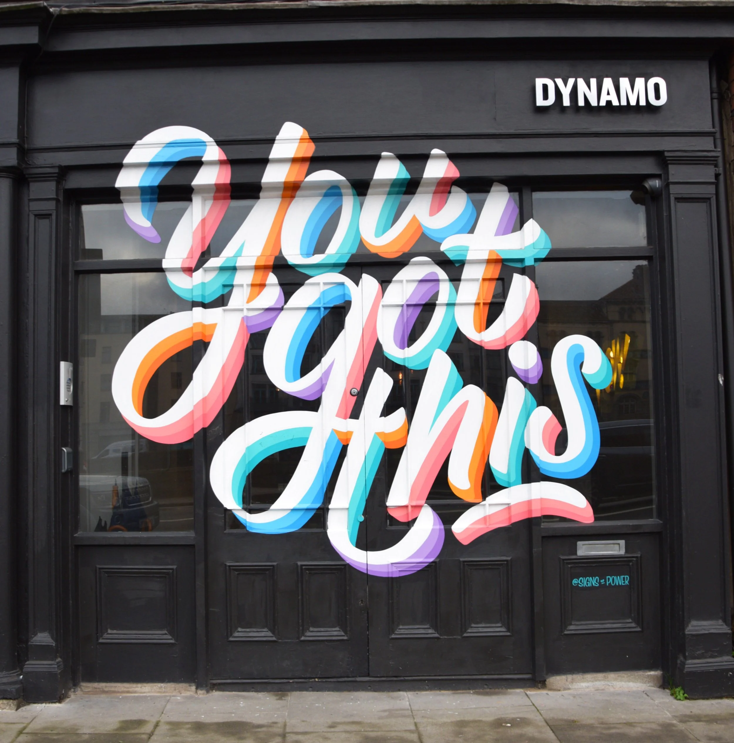 Wall Mural | Dynamo Mural Street Art Dublin — SIGNS OF POWER