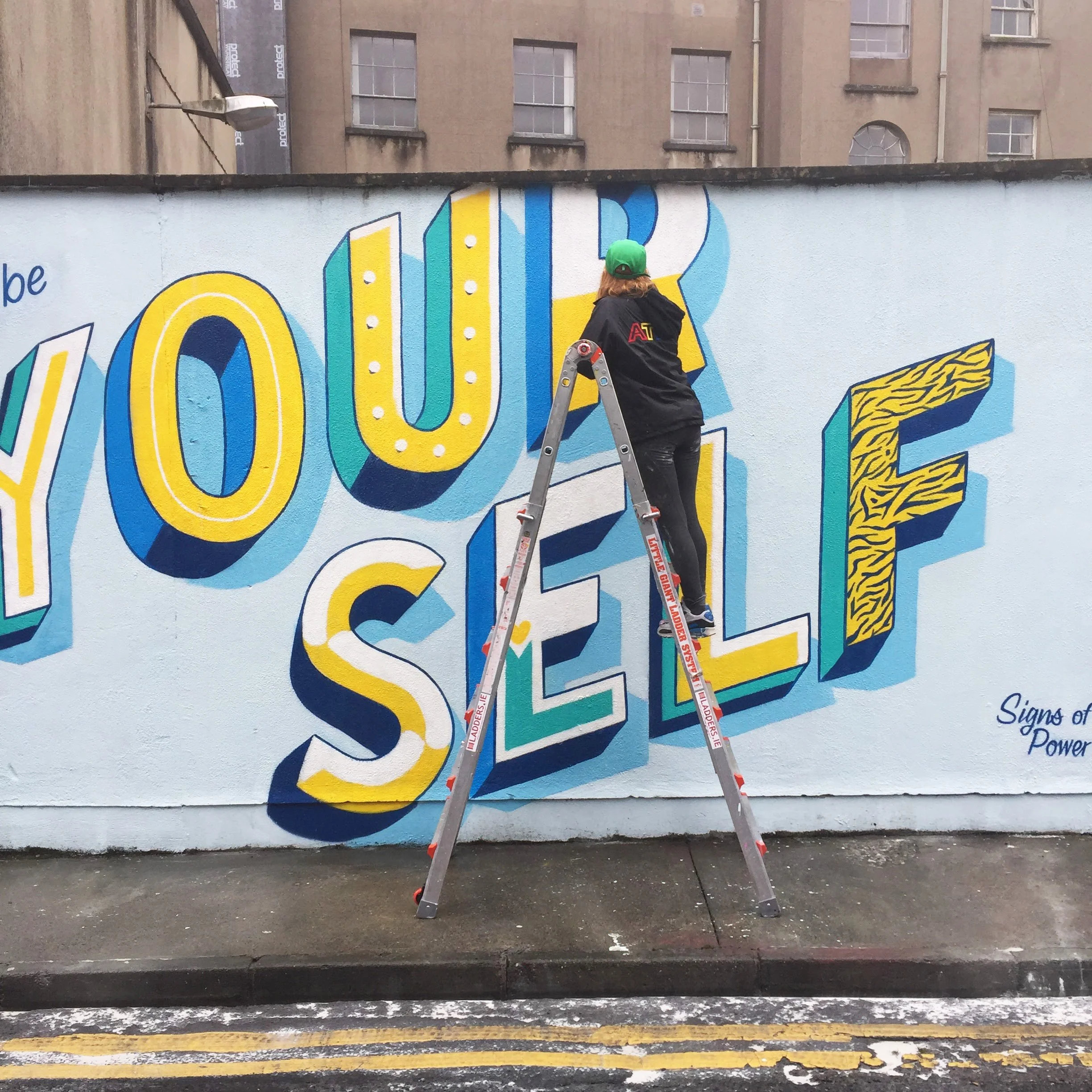 Custom Lettering for VHI Women's Marathon — SIGNS OF POWER
