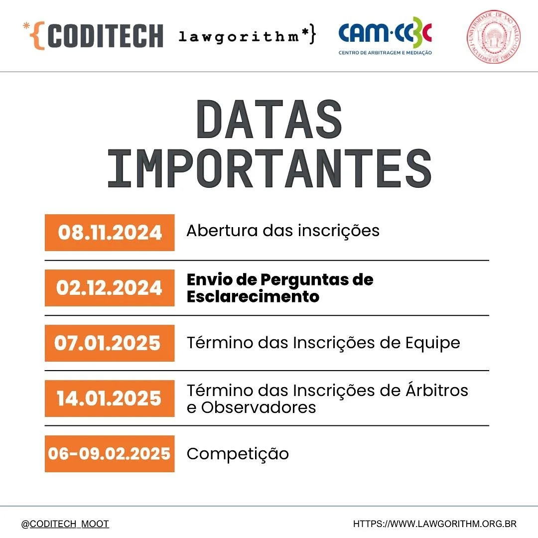 Edição 2025 - CoDiTech Moot — Lawgorithm
