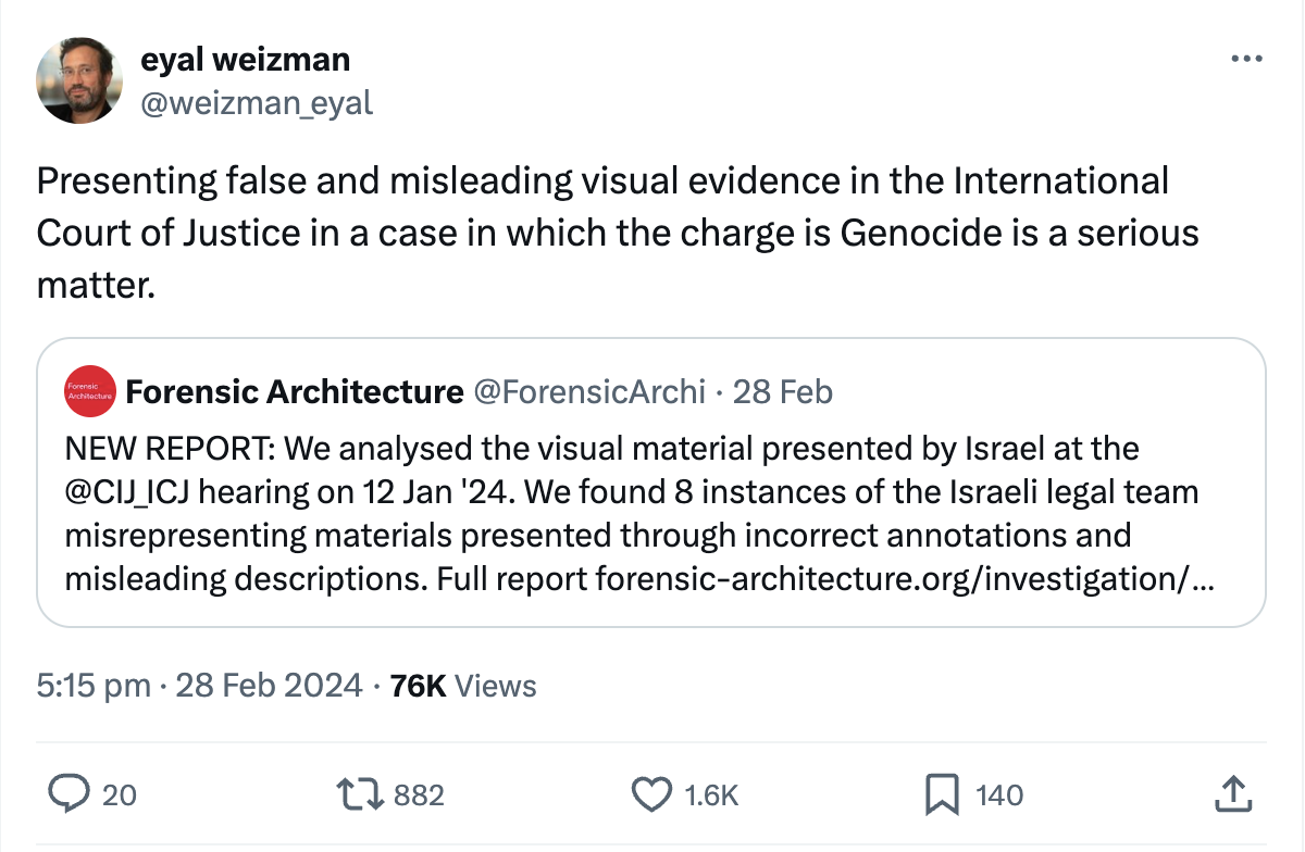 Forensic Architecture: Using technology to expose state and corporate ...