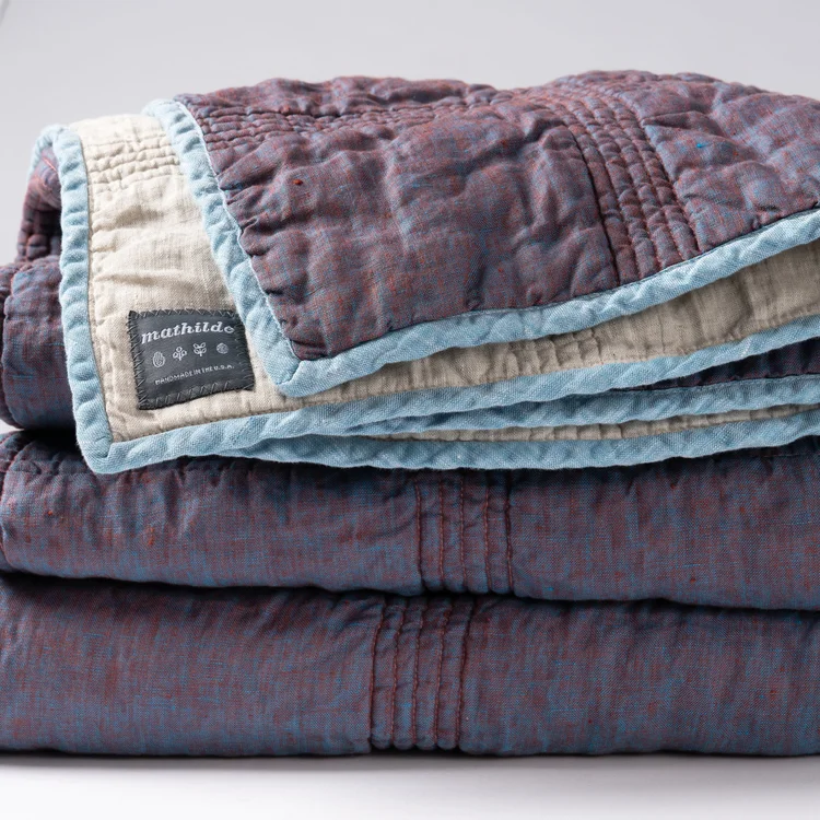 Shop Handmade Linen Quilts — Mathilde