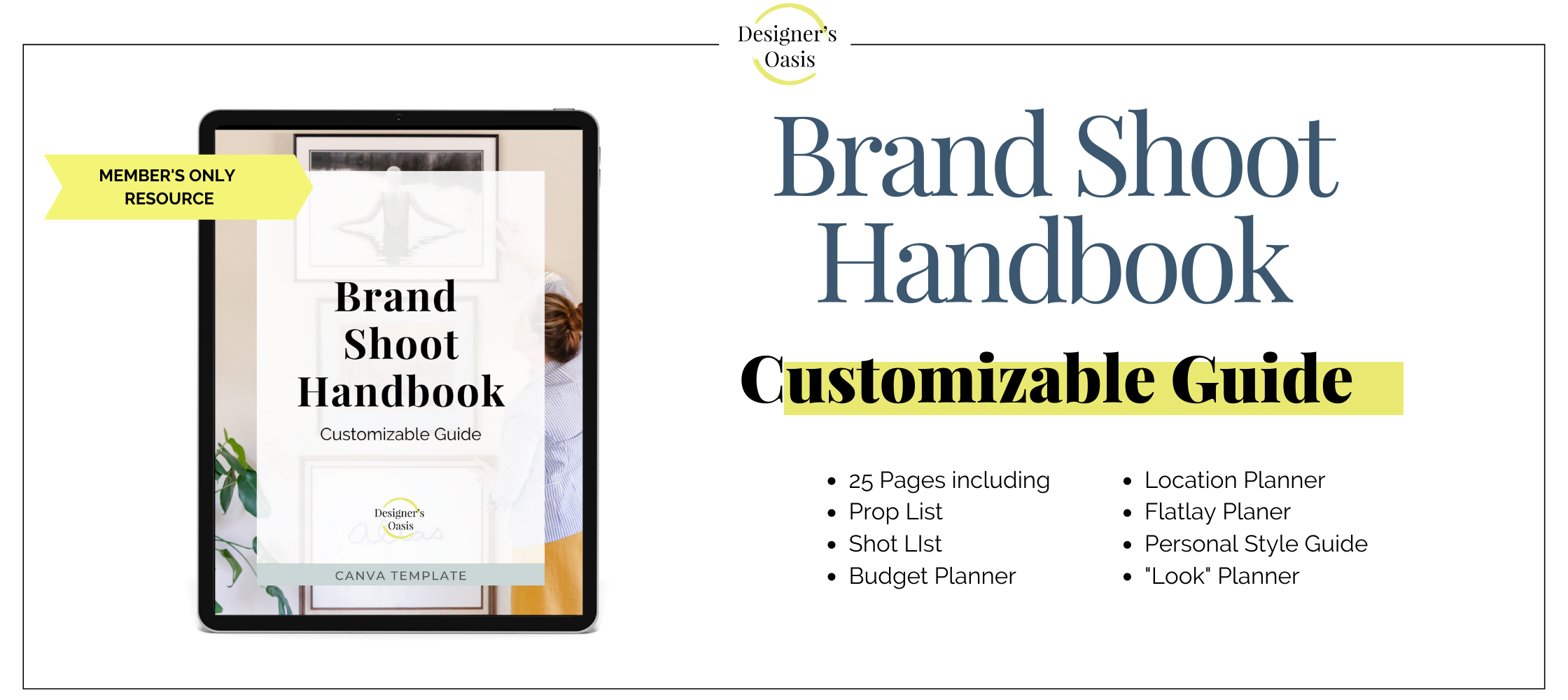 Planning a Successful Brand Photo Shoot — Designer's Oasis