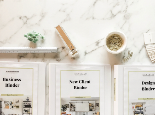 Organize your Interior Design Business with 3 Binders — Designer's Oasis
