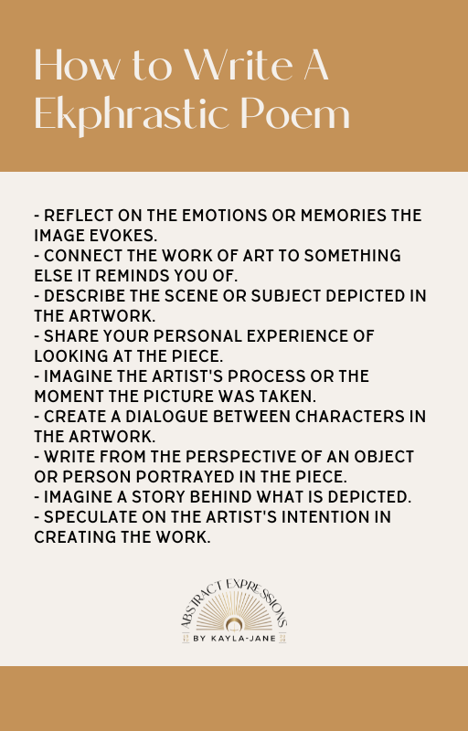 What Is Ekphrastic Poetry? | Learn How To Write Poems Inspired by Art ...