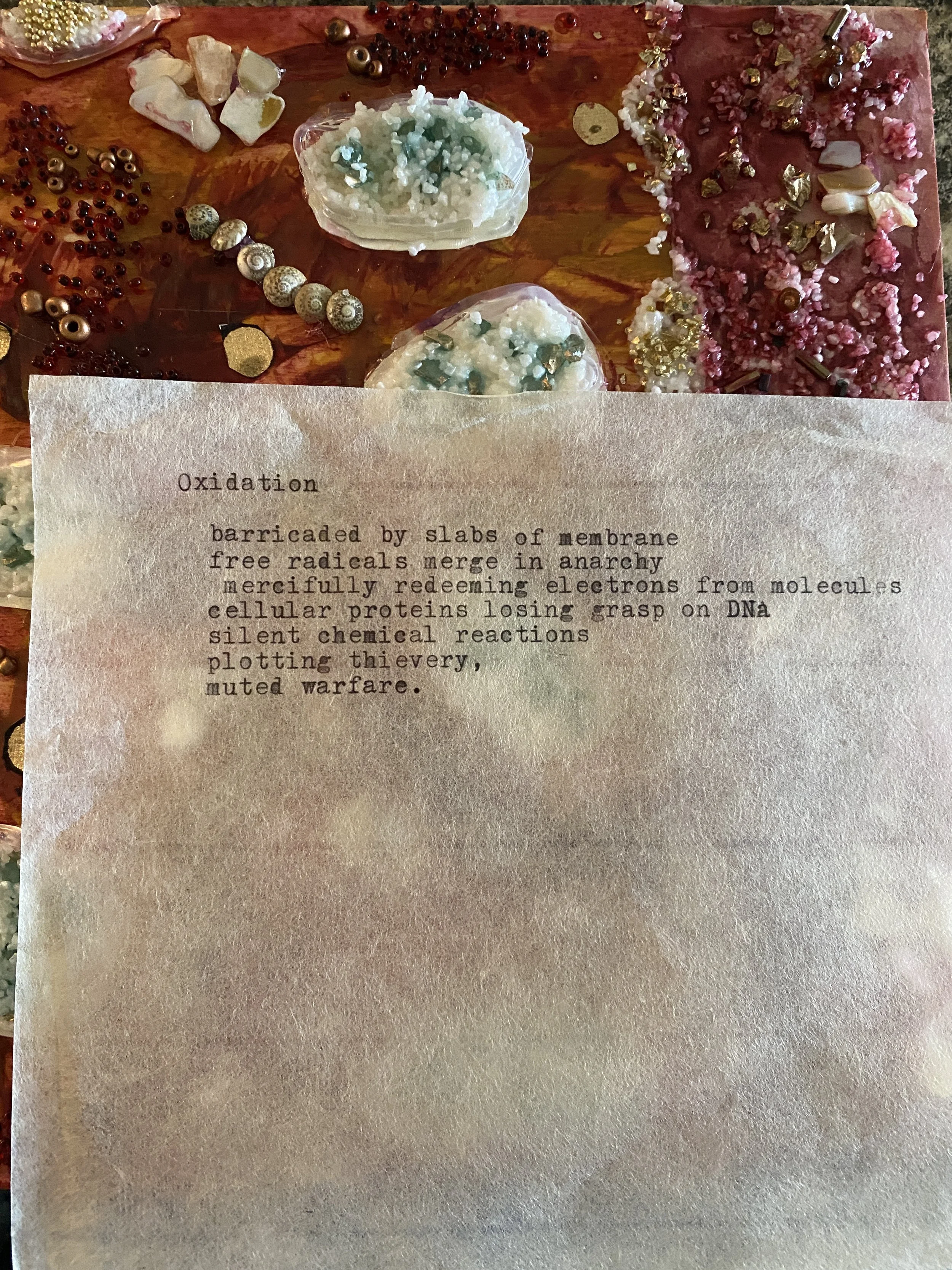 Oxidation | Science Poem & Mixed Media Art — Abstract Expressions by ...