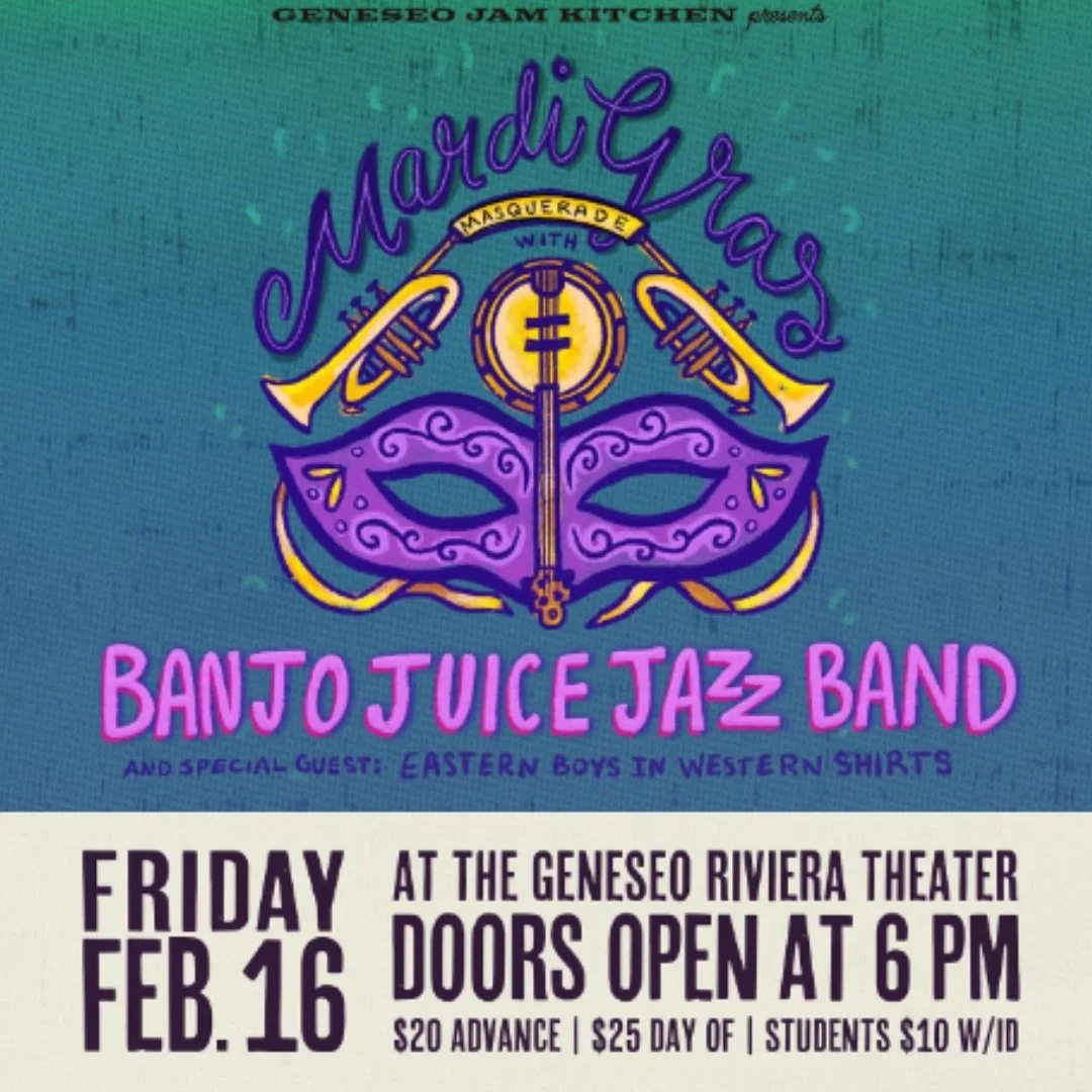 Geneseo Jam Kitchen Presents: Banjo Juice Jazz Band — Visit Geneseo New ...