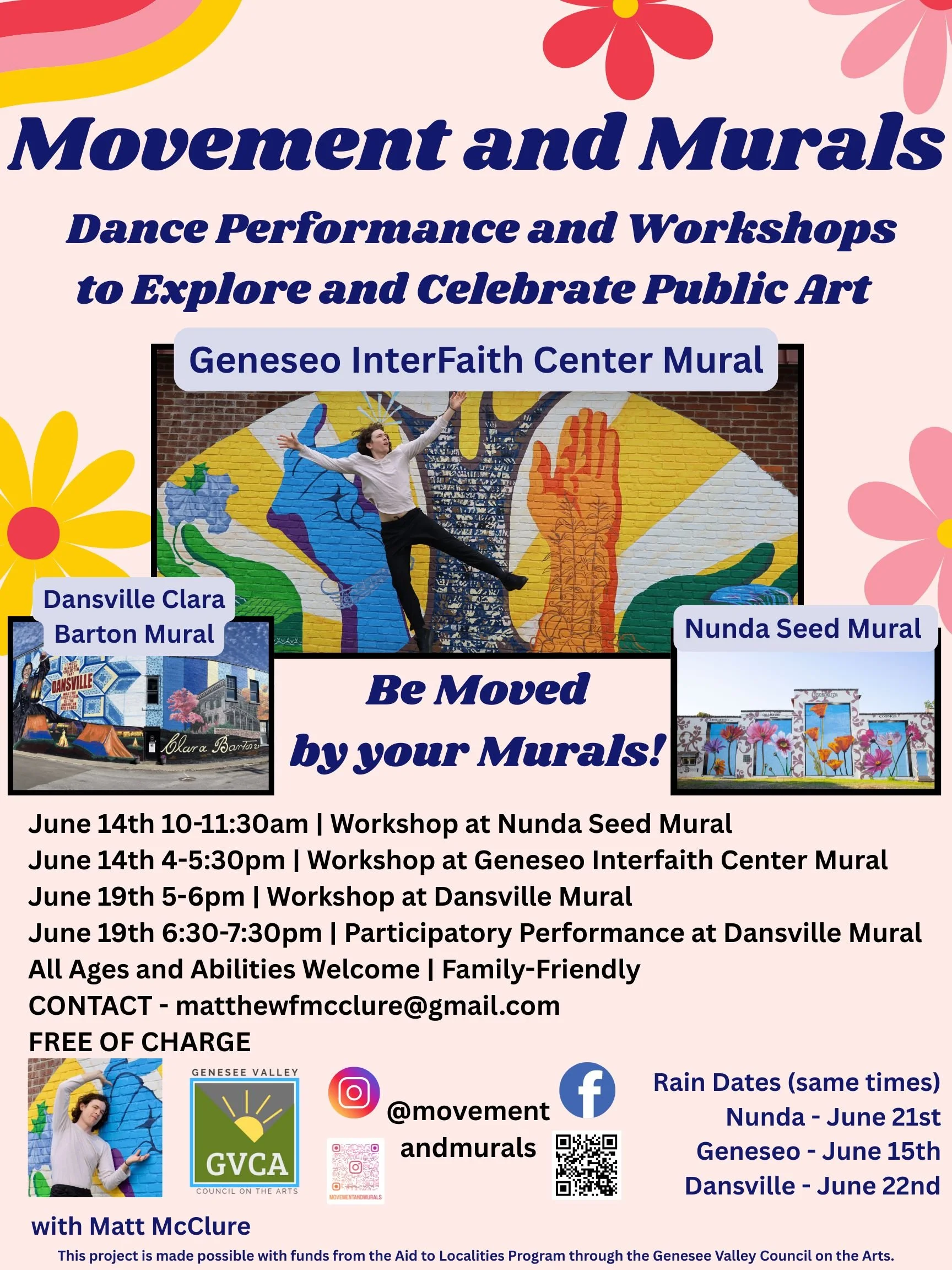 Movement and Murals - Geneseo - Creative Movement Workshop at ...