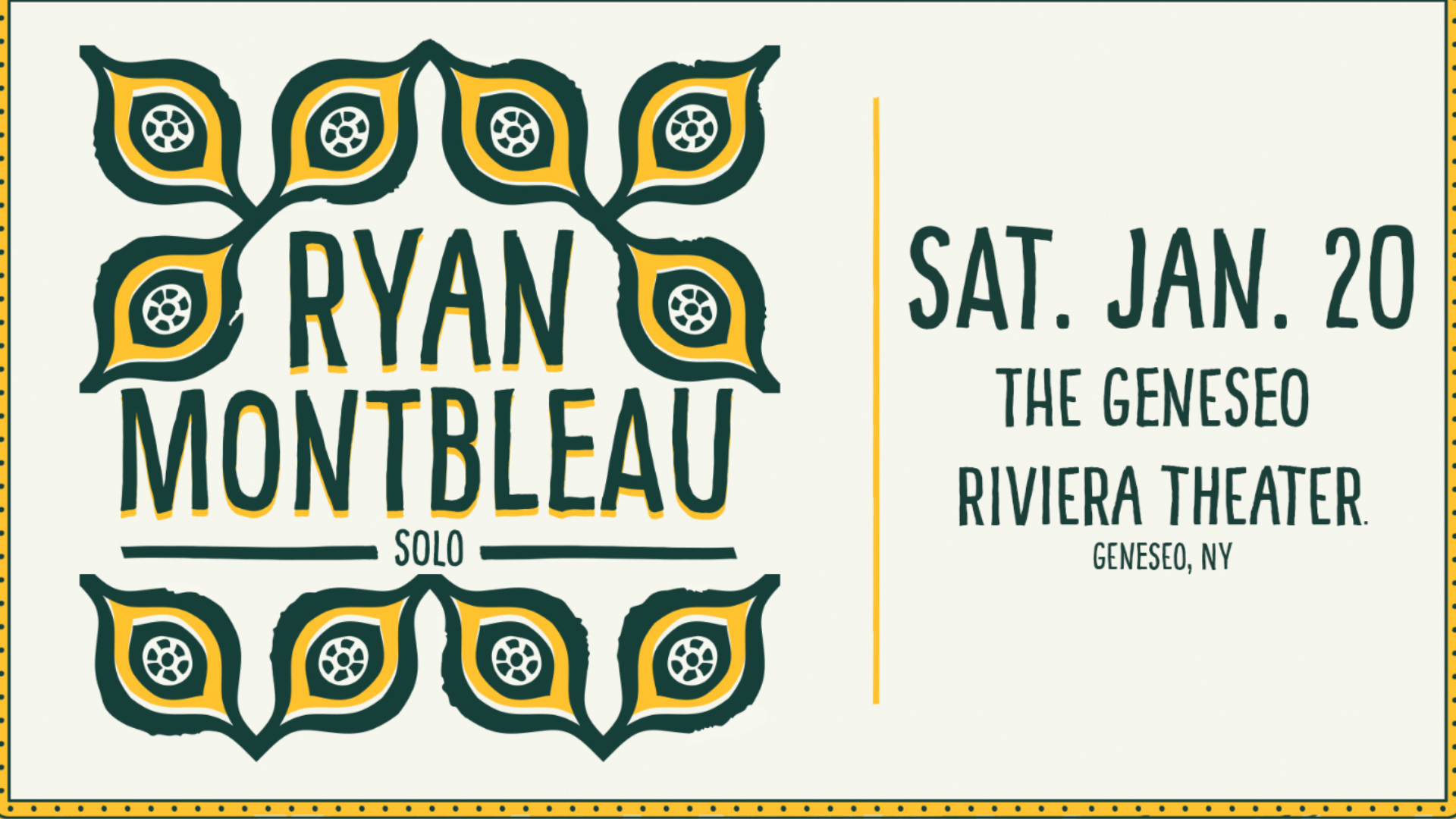 Geneseo Jam Kitchen Presents: Ryan Montbleau — Visit Geneseo New York