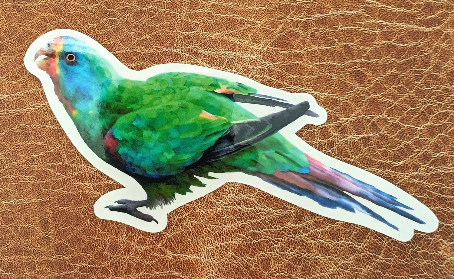 Turbo Chook (Native Hen) Sticker [Waterproof] — Vanished Orchard Art