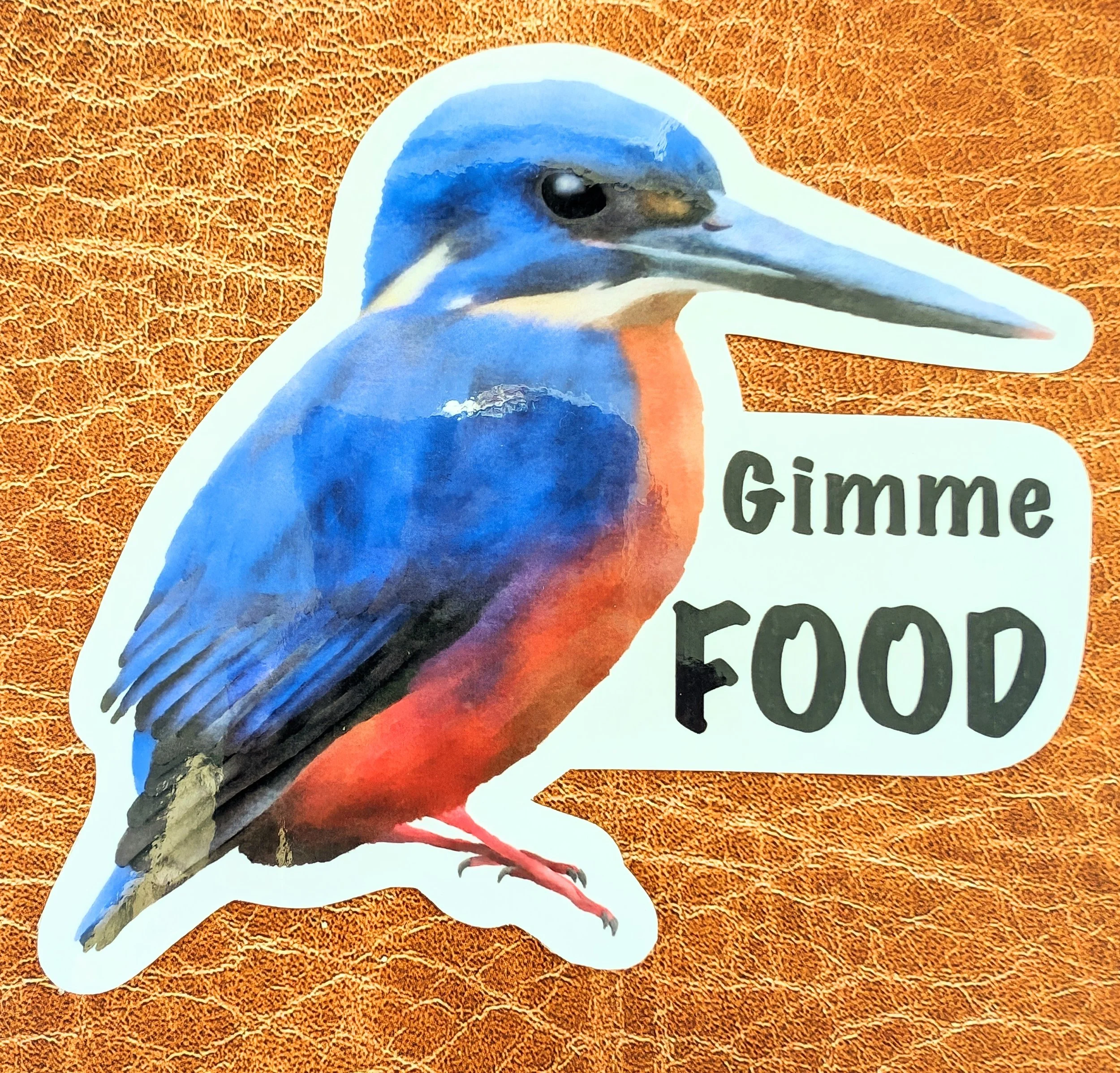 Turbo Chook (Native Hen) Sticker [Waterproof] — Vanished Orchard Art
