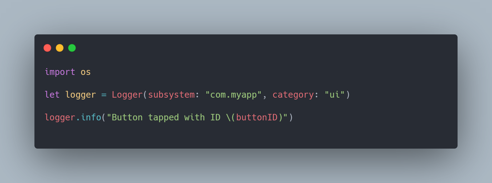 Leveraging the Logger API in SwiftUI: A Developer's Guide | Swiftly ... Leveraging the Logger API in SwiftUI: A Developer's Guide | Swiftly ...