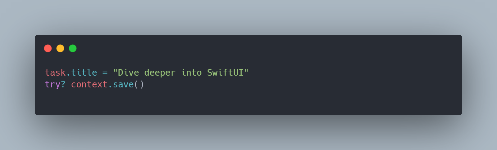 CoreData and SwiftUI: Seamless Data Persistence | Swiftly-Developed — Swiftly-Developed