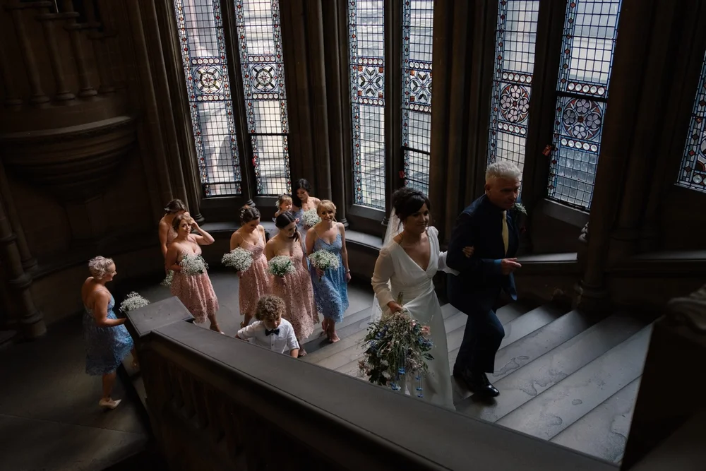 Esther & Sean's Cool & DIY Vibes Wedding At Manchester Town Hall. With ...