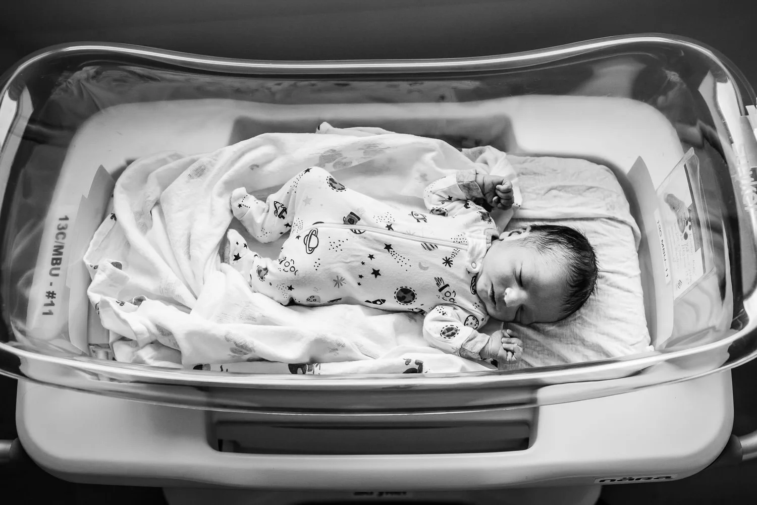 Bundling a maternity, in hospital, and at home newborn session