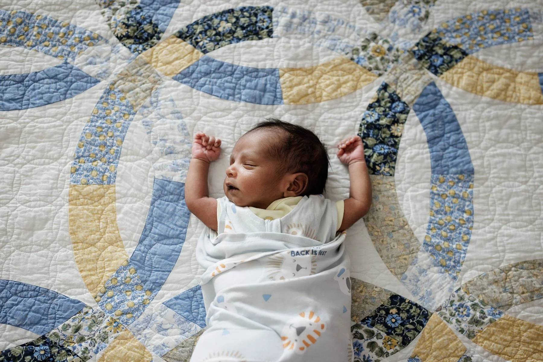 Bundling a maternity, in hospital, and at home newborn session