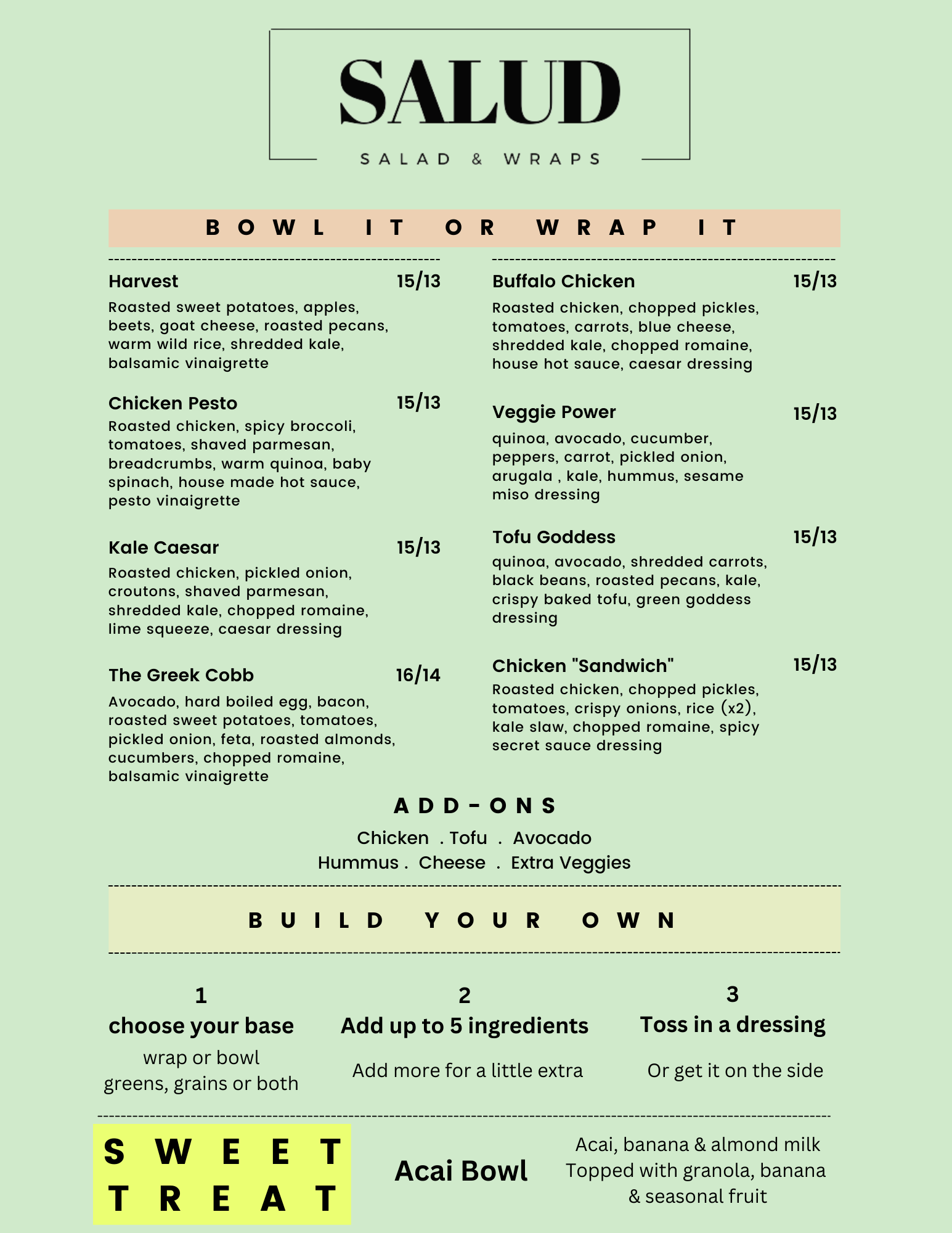 Menu — Salud