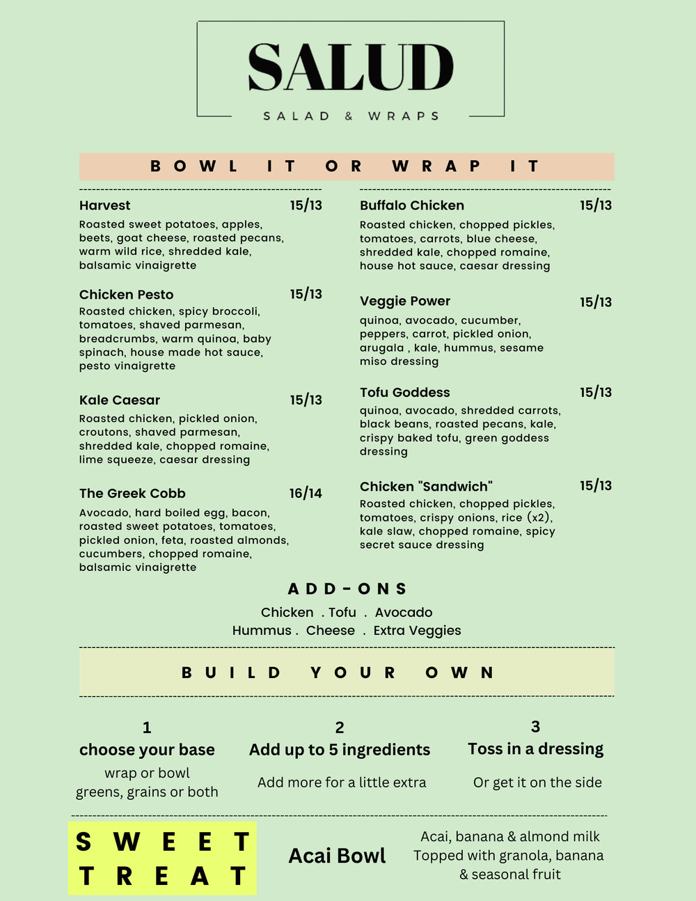 Menu — Salud