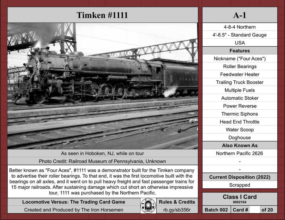 Batch 002 - The Great Experiment — The Iron Horsemen Co.