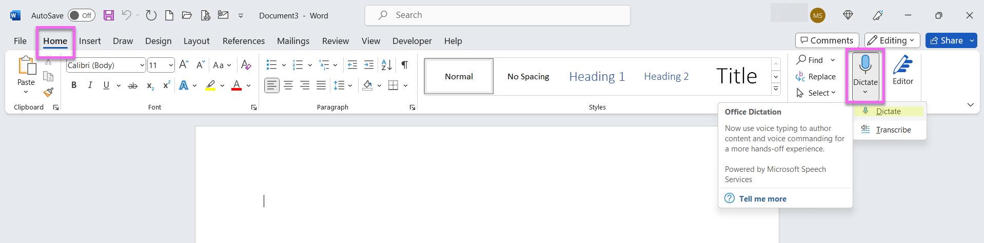 Type Hands-Free Using Dictate & Voice Typing in Word & Docs- Voice-to ...