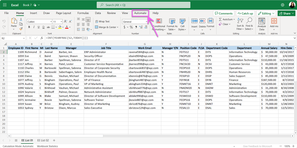 Automate Reports in Excel with Office Scripts — Sharon Smith ...