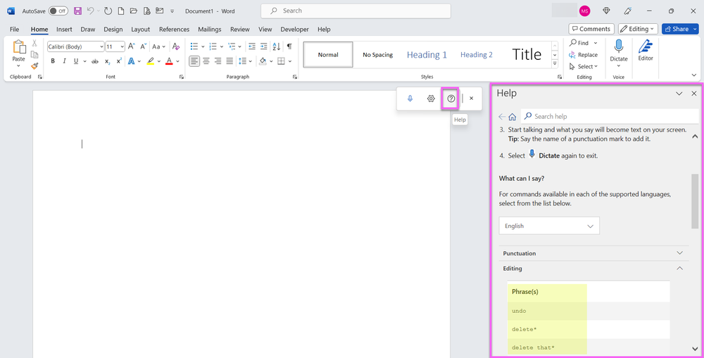 Type Hands-Free Using Dictate & Voice Typing in Word & Docs- Voice-to ...