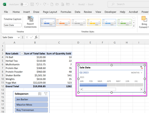 Simplifying Pivot Tables with Timelines and Slicers — Sharon Smith ...