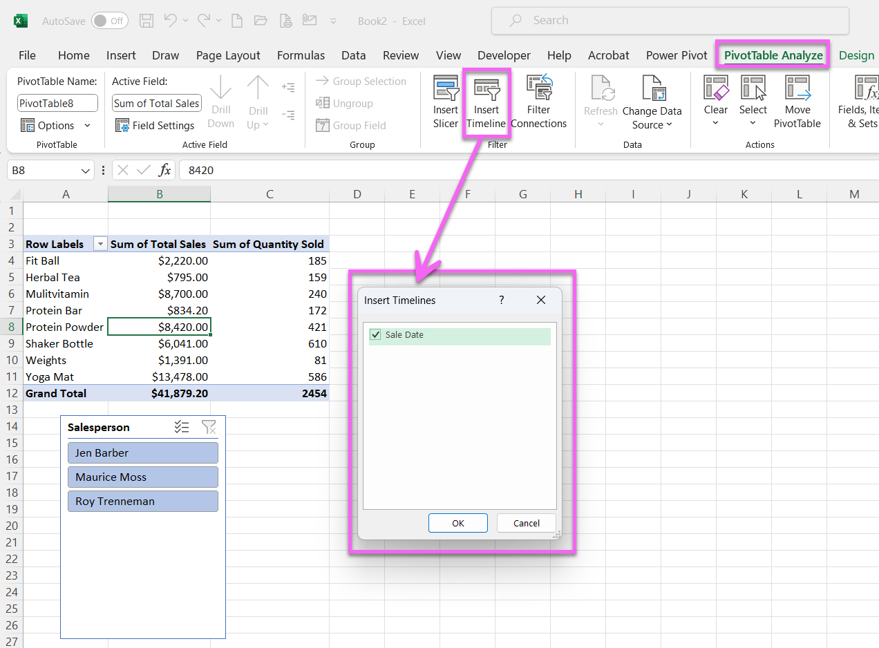 Simplifying Pivot Tables with Timelines and Slicers — Sharon Smith - Elevating Professionals