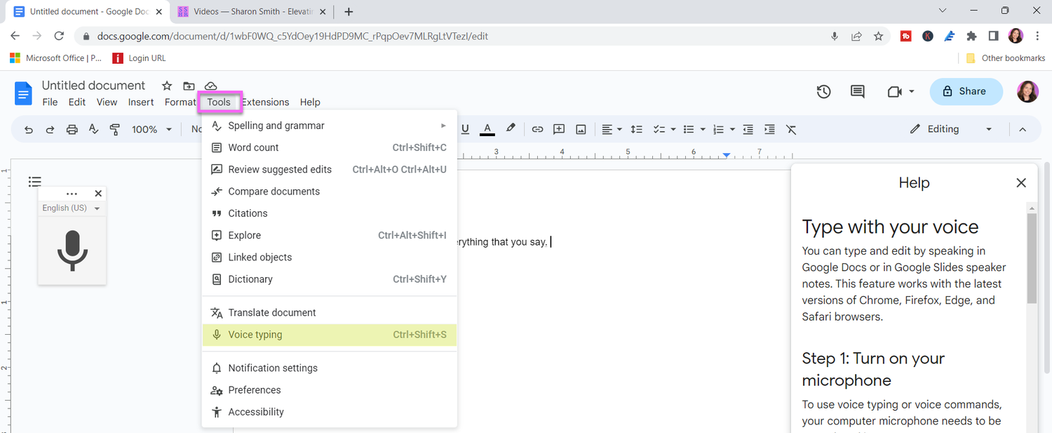 Type Hands-Free Using Dictate & Voice Typing in Word & Docs- Voice-to ...