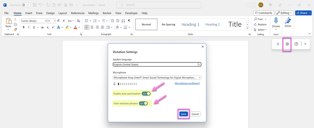 Type Hands-Free Using Dictate & Voice Typing in Word & Docs- Voice-to ...