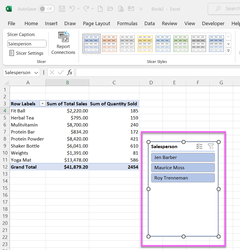 Simplifying Pivot Tables with Timelines and Slicers — Sharon Smith ...