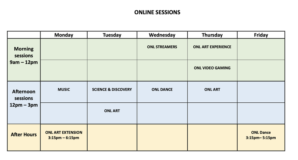 Studio Time Tables — Studio ARTES