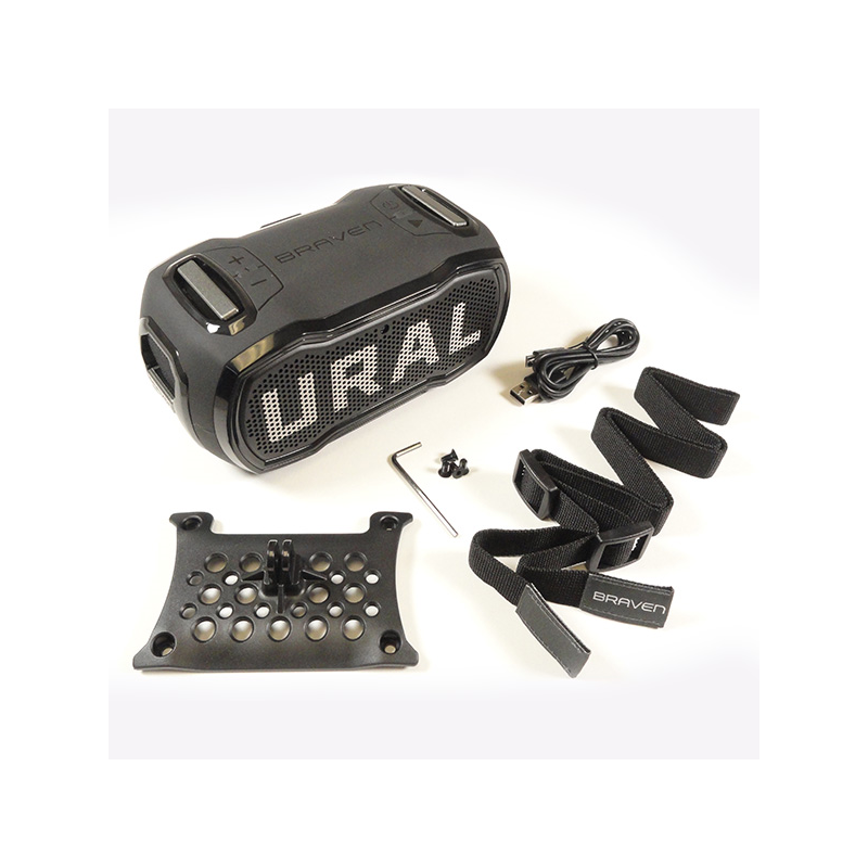 Haut-parleur Bluetooth Braven x Ural étanche (waterproof) — Moto Side ...