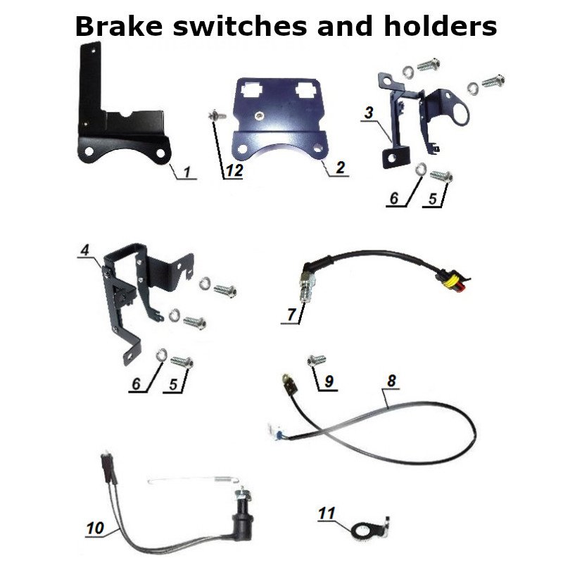 EFI - Brake switches and holders - Ural original parts — Moto Side ...