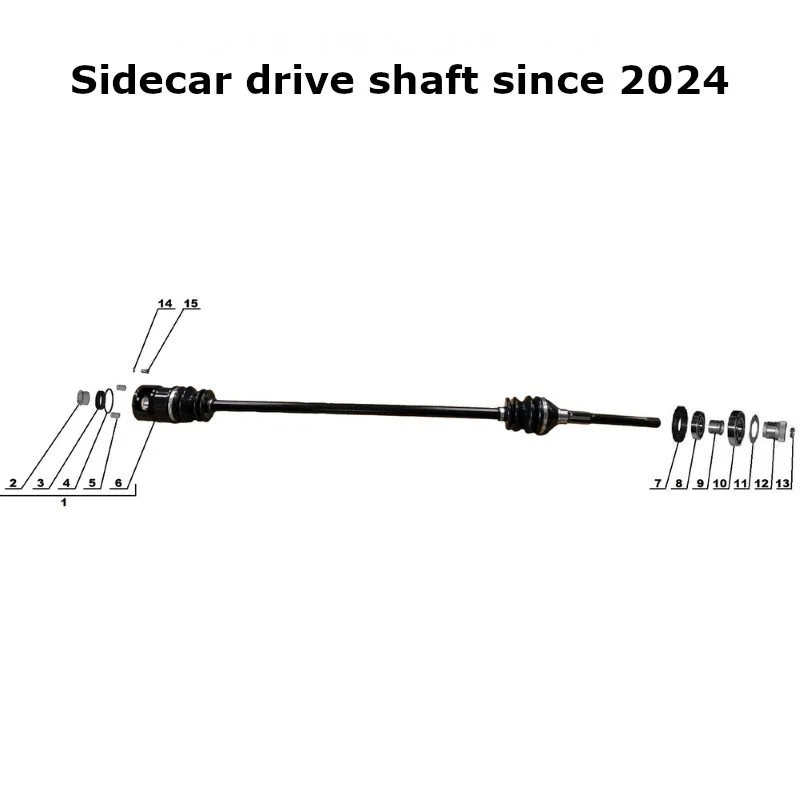 Spring washer 8L for sidecar drive shaft since 2024 — Moto Side ...