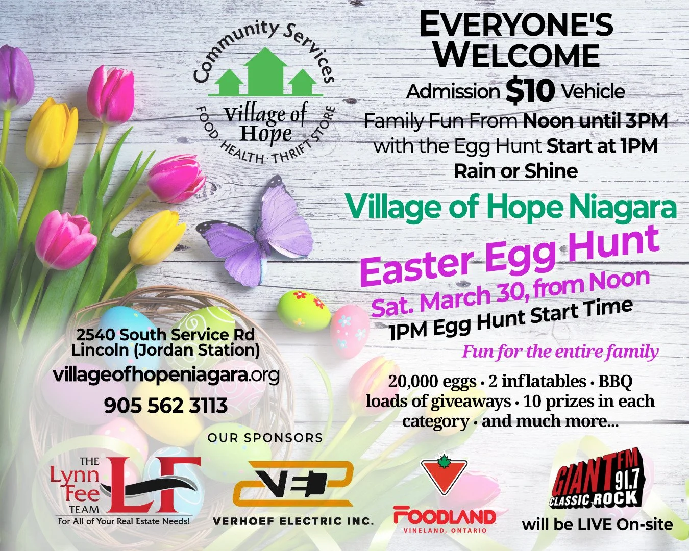Hope Notes - Village of Hope Niagara's Annual Easter Egg Hunt March 30