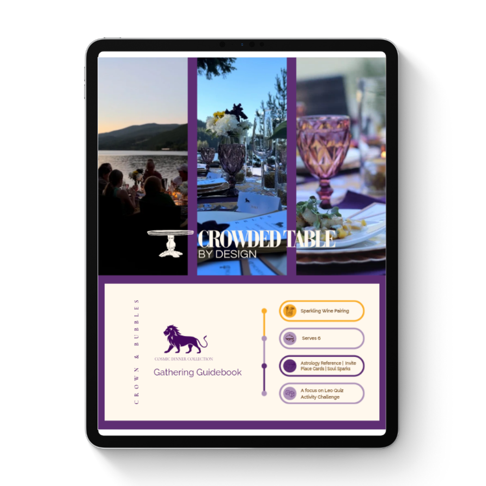 Crowded Table by design - Gathering Guidebooks, Event Design