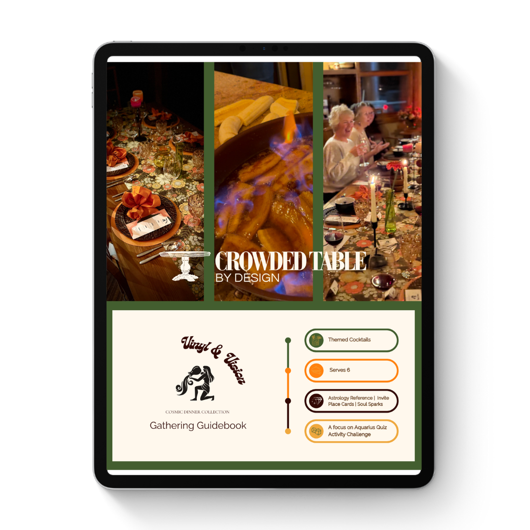 Crowded Table by design - Gathering Guidebooks, Event Design