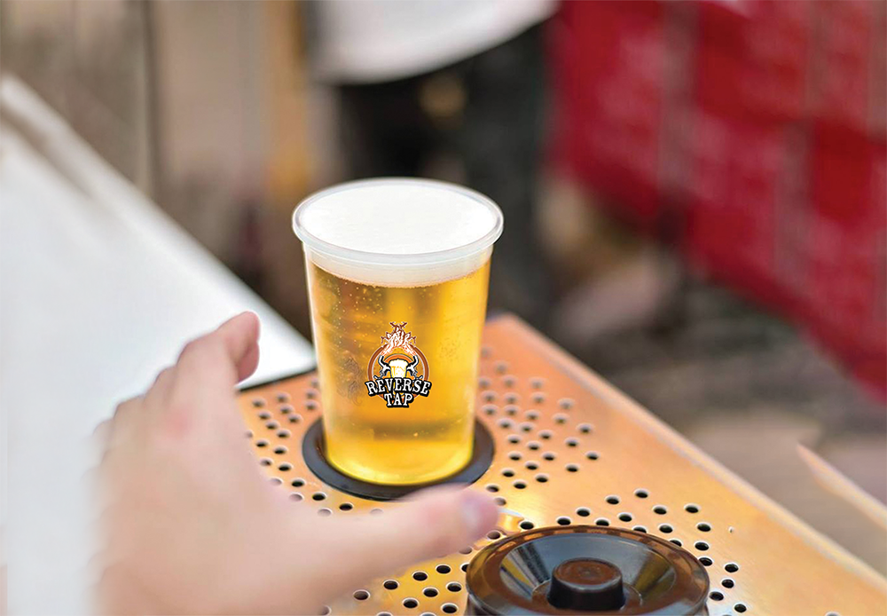 ReverseTap Rapid Bottom Filling Draft Beer Dispenser