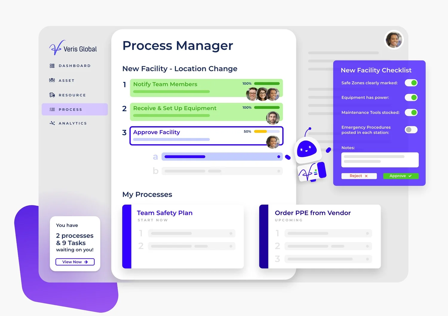 Process Manager — Veris Global
