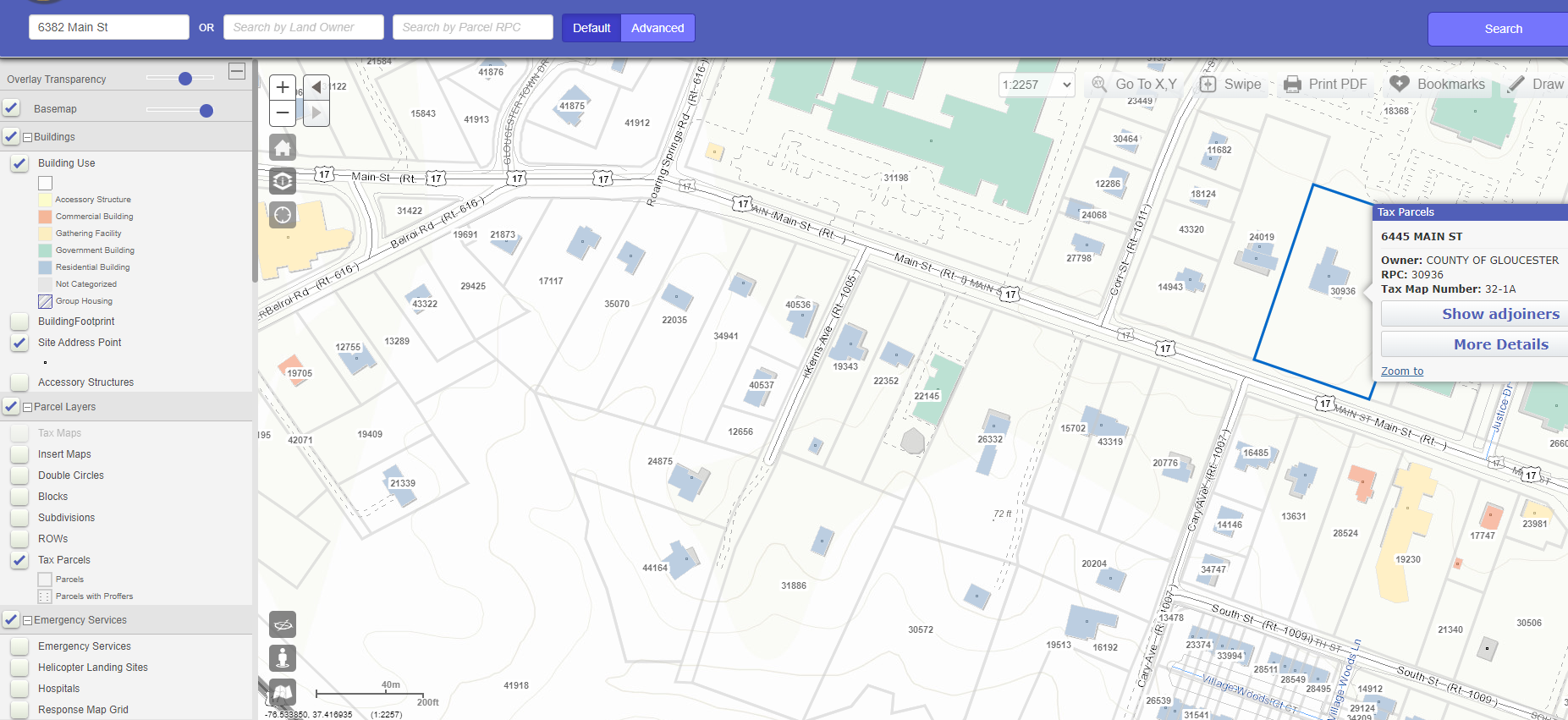 Geographic Information Systems — Gloucester County, VA