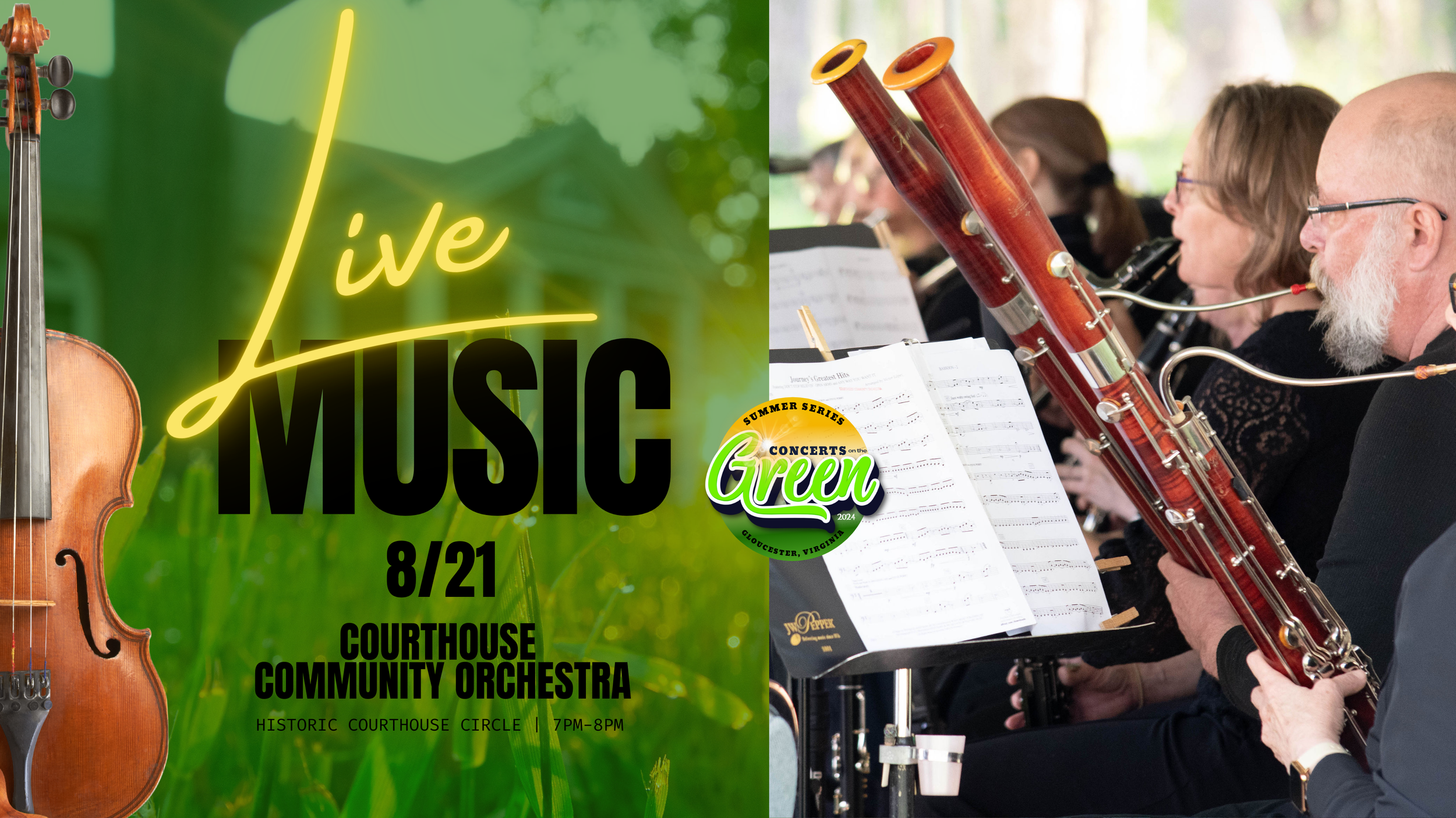 Courthouse Community Orchestra- Concerts On The Green — Gloucester ...