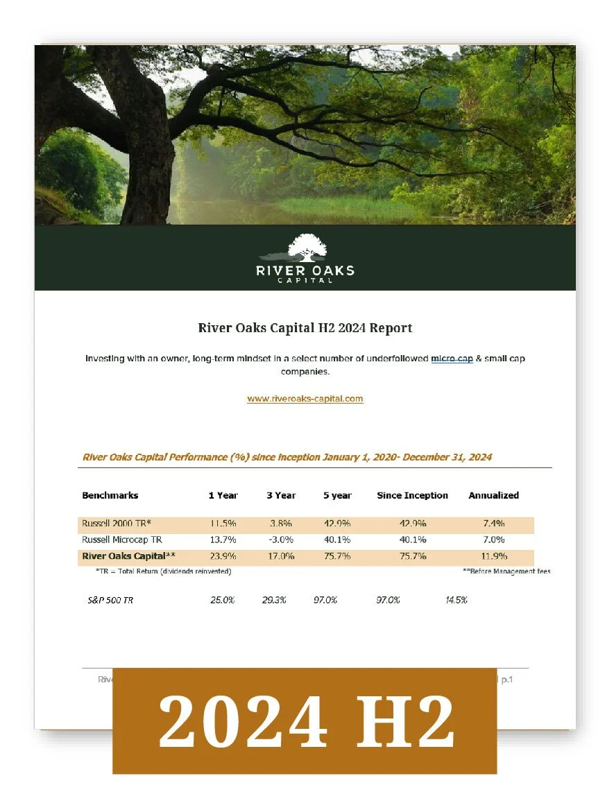 Investment Memos — River Oaks Capital