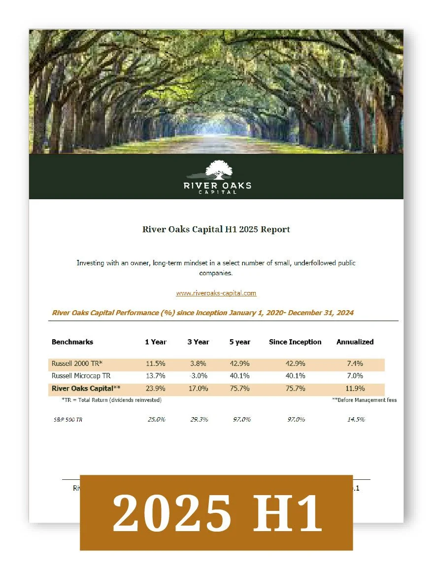 Investment Memos — River Oaks Capital