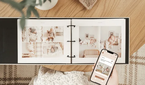 The Short Years Baby Book: Personalized Memory Book of Baby's First Year