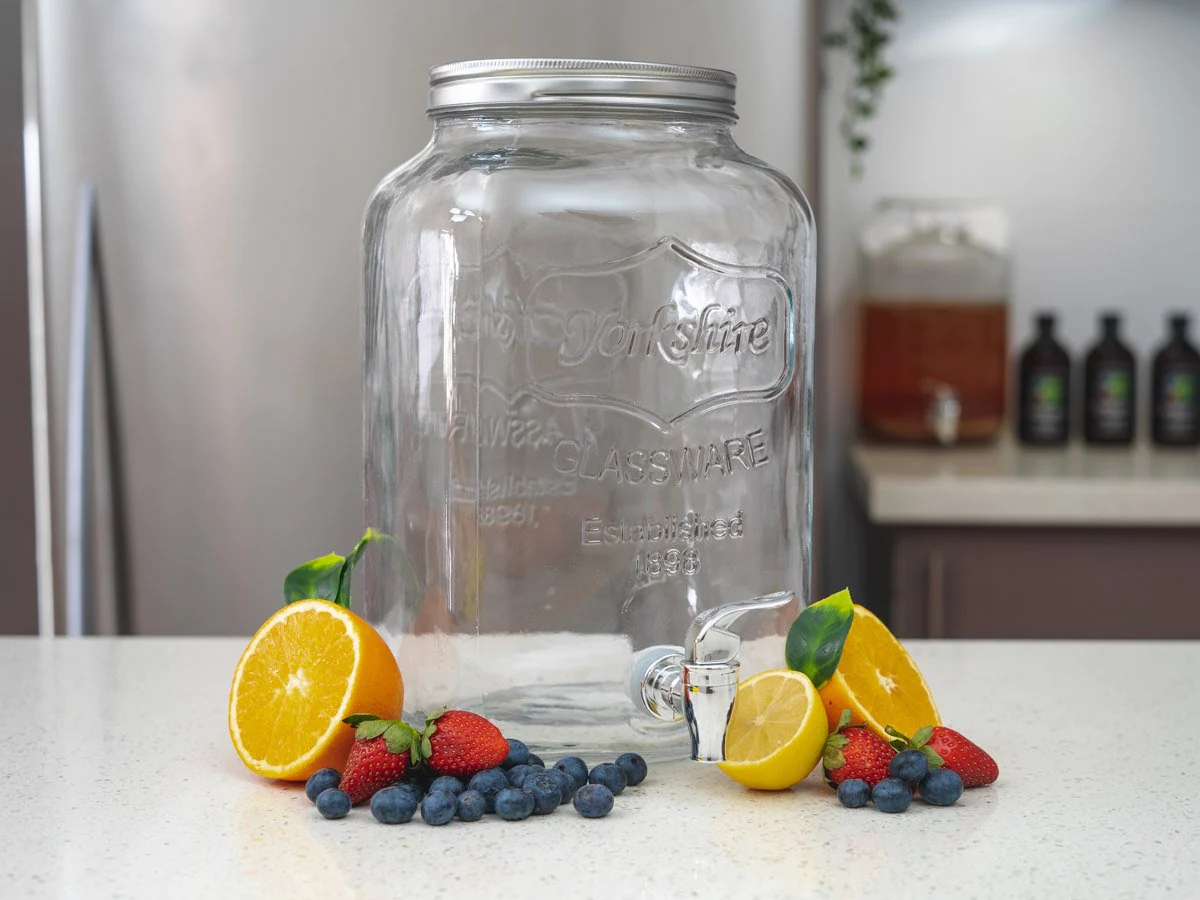 Glass Jar With Tap — BPA Free Materials — Crazy Culture