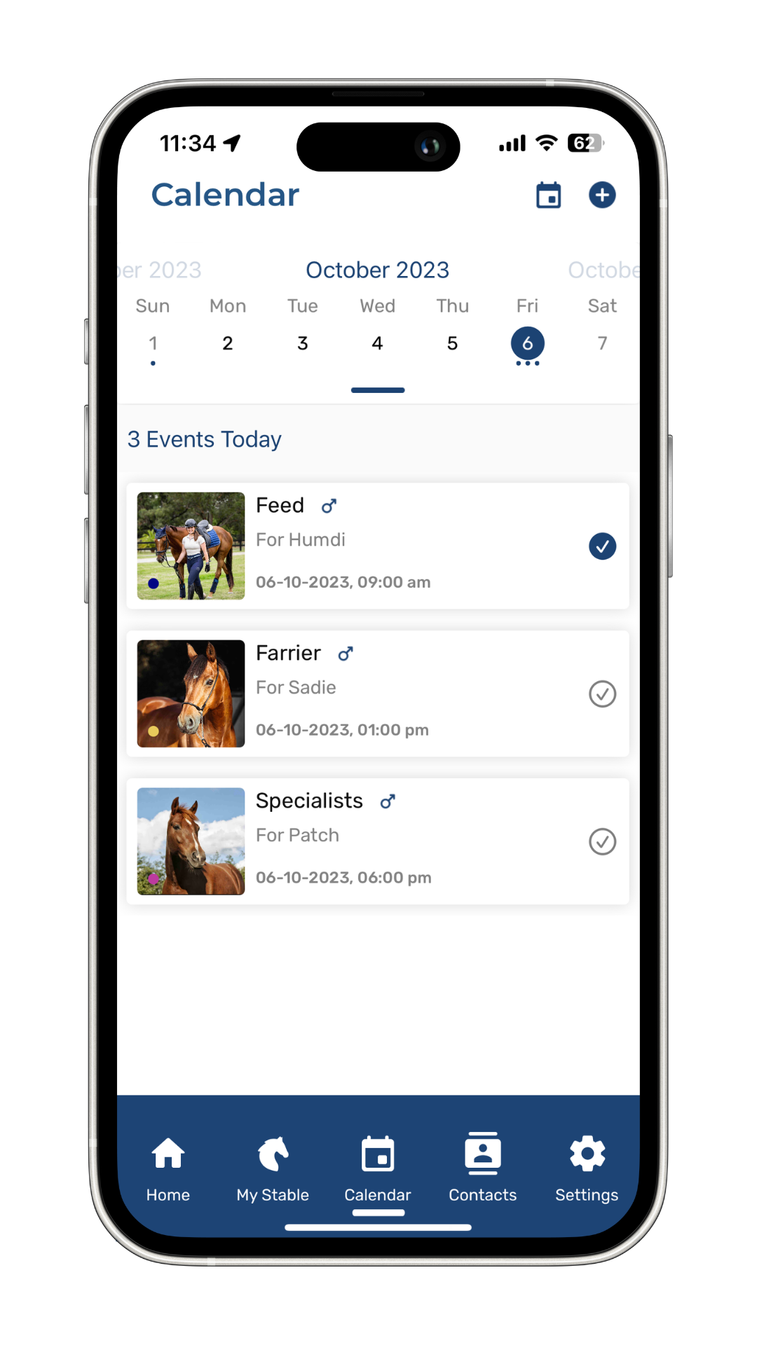 EquiCare App - Horse Health Management